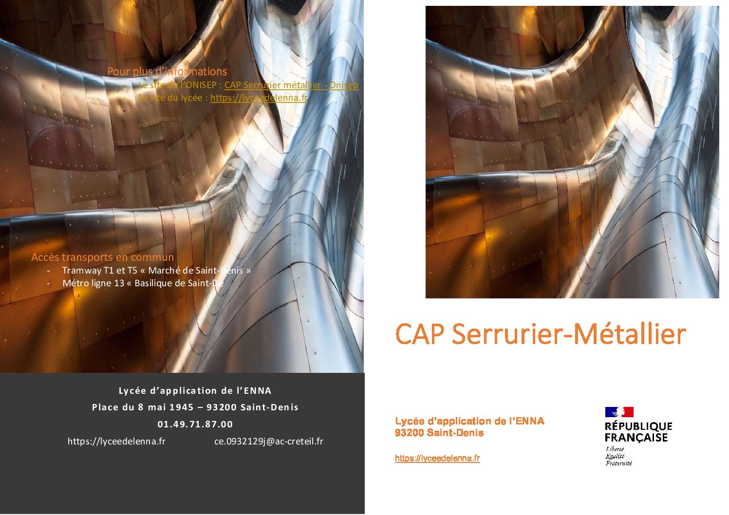 CAP SERRURIER METALLIER